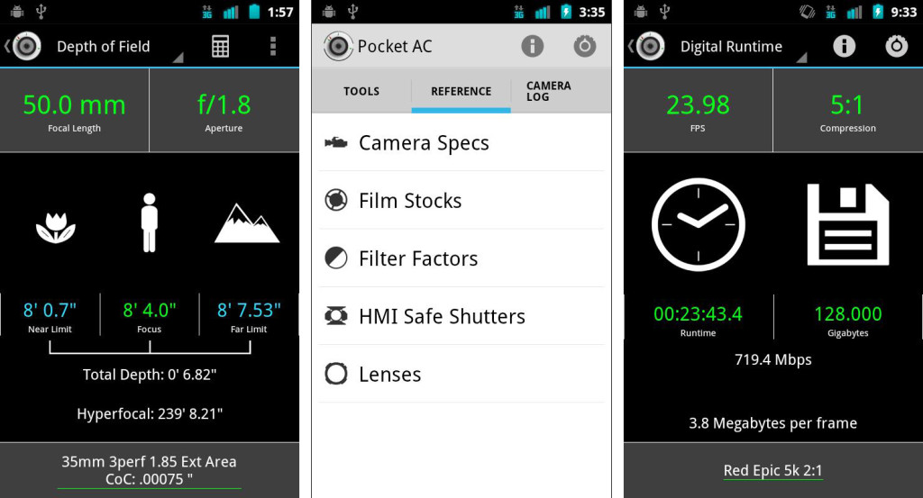 5 Useful Cinematography Android Apps (Part 2) | The Black and Blue